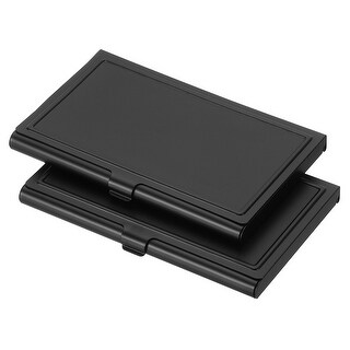 2x Business Card Holder Aluminum Pocket Slim Name Cards Protector Case ...