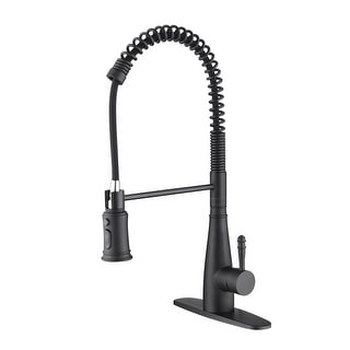 Spring Pull Down Single Handle Kitchen Faucet - Bed Bath & Beyond ...