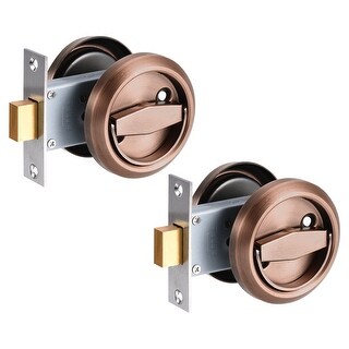 2 Pack 4.8mm Round Recessed Pull Handle Knob, Hidden Handle Knob - Red ...