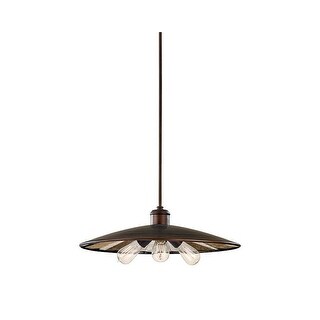 Feiss P1281 Urban Renewal 3 Light Pendant - Astral Bronze - Bed Bath ...