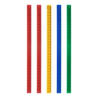 5pcs Whiteboard Magnetic Ruler 29cm Metric Blackboard Straight Rulers ...