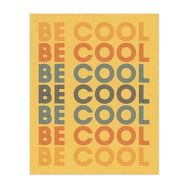 Retro Words II Typography Inspirational Millennial Art Print/Poster ...