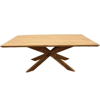 79" Natural Rectangular Solid Wood Dining Table - Bed Bath & Beyond ...