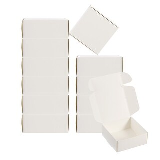 3"x3"x1.5" Paper Soap Box, 20 Pack Soap Boxes Square, White - Bed Bath ...