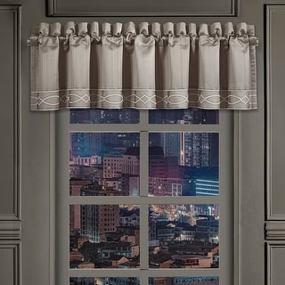 J. Queen New York Deco Window Straight Valance - Bed Bath & Beyond ...