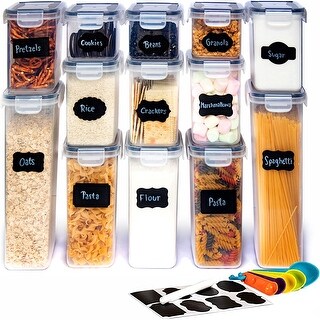 JoyFul 24 Piece Glass Food Storage Containers Set with Airtight Lids ...