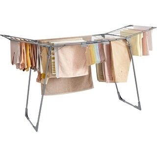 Gullwing Foldable Drying Rack - Gray Color - Bed Bath & Beyond - 42706744