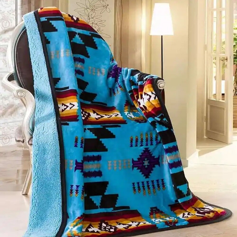 aztec pattern blanket