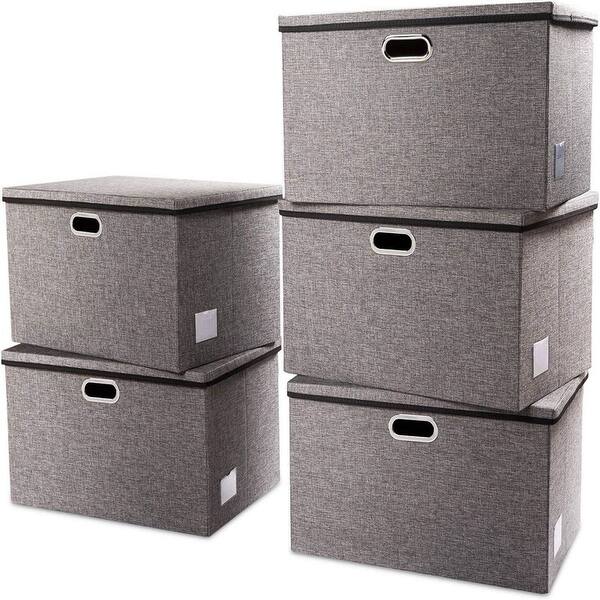 Extra Large Collapsible Storage Bins 5-Pack - Bed Bath & Beyond - 39310836