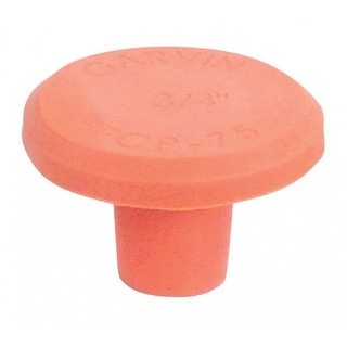 10 Pcs, Flat Floor Conduit Plug, for 3/4 in. EMT, Orange Rubber - Bed ...