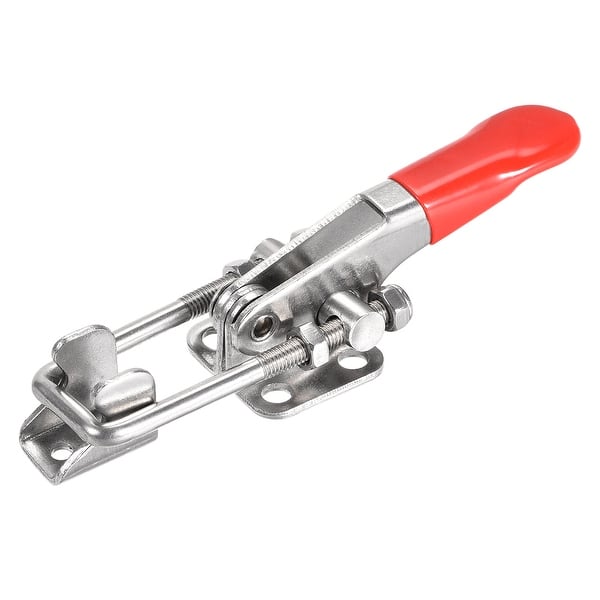 396lbs Adjustable Latch U Bolt Quick Release Toggle Clamp - Silver Tone ...