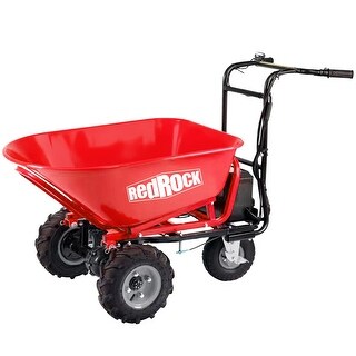 Wheelbarrow Utility Cart Electric Powered 48V DC 500W AGM Battery ...