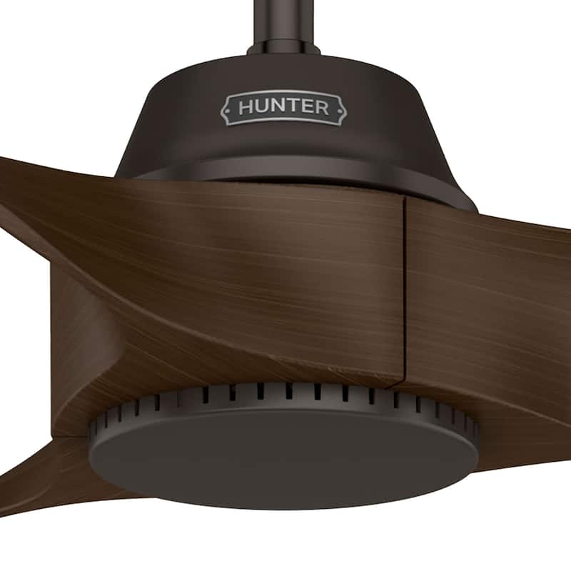 Hunter 60" Mosley ENERGY STAR Ceiling Fan w/ Wall Control - Damp Rated ...