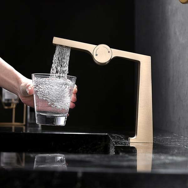 Rbrohant Single Handle Bathroom Faucets, Creative Water Outlet Design ...
