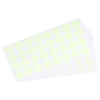 Glow in the Dark Tape Dots,0.86inch Round dots 32 Glow Dots on 1 Sheet ...