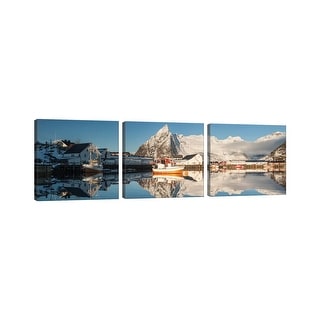 iCanvas "Norway Lofoten Hamnoy IV" by David Clapp 3-Piece Canvas Wall ...