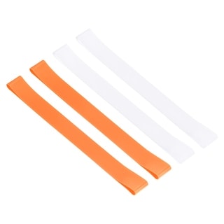 Towel Bands, 4in2 Sets 9.84x1 Inch Silicone Towel Chair Clips, White ...