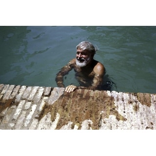 Ernest Hemingway swimming Photo Print - Bed Bath & Beyond - 25388439