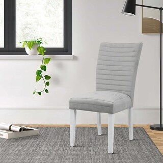 22 Inch Wood Dining Chair, Metal Scroll Accent, Set of 2 - 38 H X 22 W ...