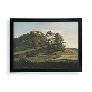 Johan Thomas Lundbye Wooded Hills at Sorupvang Framed Poster 12"x16 ...