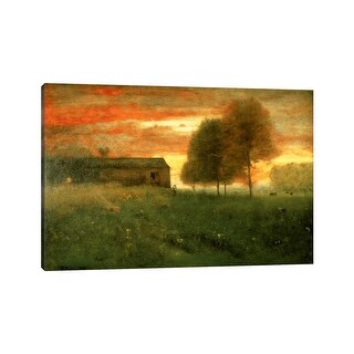 iCanvas "Sunset, Montclair, 1892 " by George Inness Sr. Canvas Print ...