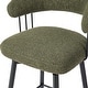 Glitzhome Set of 2 or 4 Modern Fabric/ PU Swivel Counter or Bar Stool ...