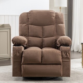 Lazy Boy Manual Reclining Chair w/Heat and Massage & Cup Holders - Bed ...