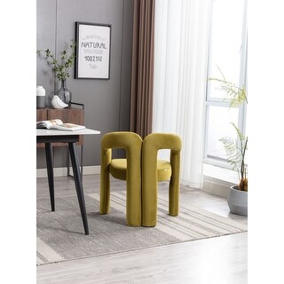 Modern Designed Dining Chair w/ Fabric Barrel Side Chairs and ...
