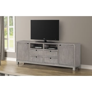 Bridgevine Home Pacific Heights 84 inch TV Stand Console, No Assembly ...