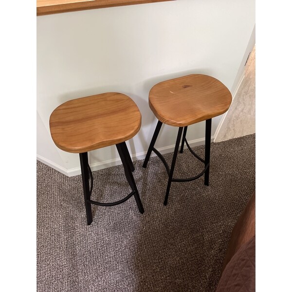 Albia round swivel barstool store