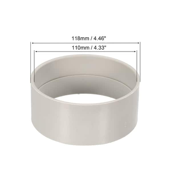 3Pcs 110mm Duct Connector Flange Flame-resistant PP Plastic Duct Collar ...