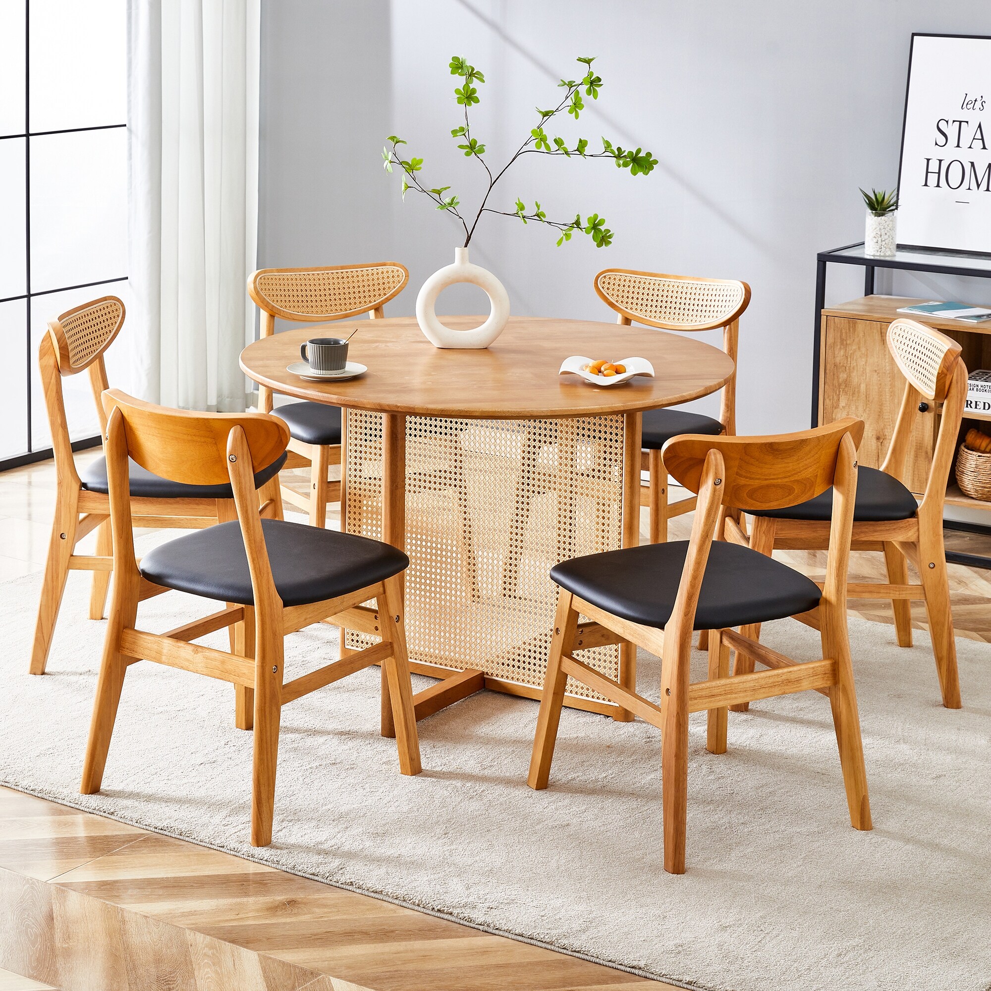 6 chair round dining table set store