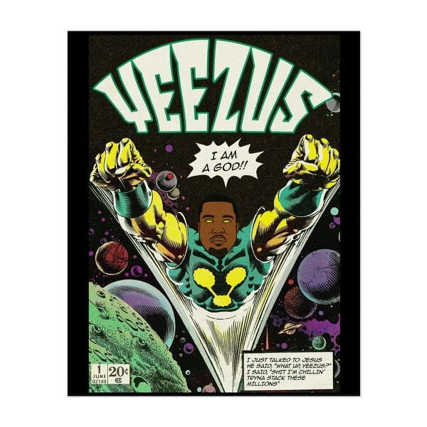 yeezus comic poster
