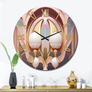 Designart "White Spheres Minimal Retro Future Architecture" Abstract ...