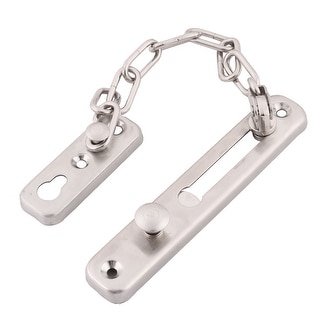 Door Window Stainless Steel Lock Latch cord Catch Locking Guard Silver ...