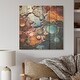 Designart "Intertwine Water Fusion I" Lake River Wood Wall Decor ...