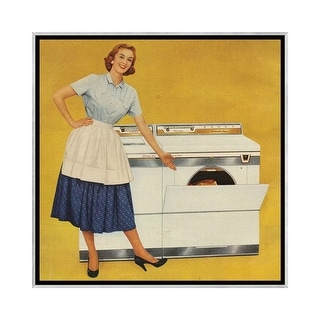 iCanvas "1950s Washing Machines Magazine Advert" by The Advertising ...