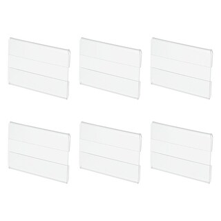 Wall Mount Price Tags Sign Holder Horizontal Tagging Pack of 6 ...