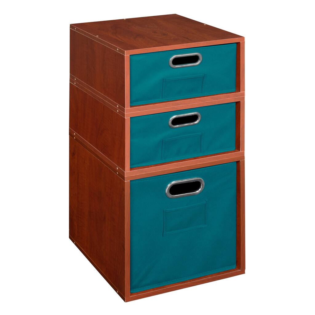 Noble Connect Storage Set- 1 Full Cube/2 Half Cubes with Foldable ...