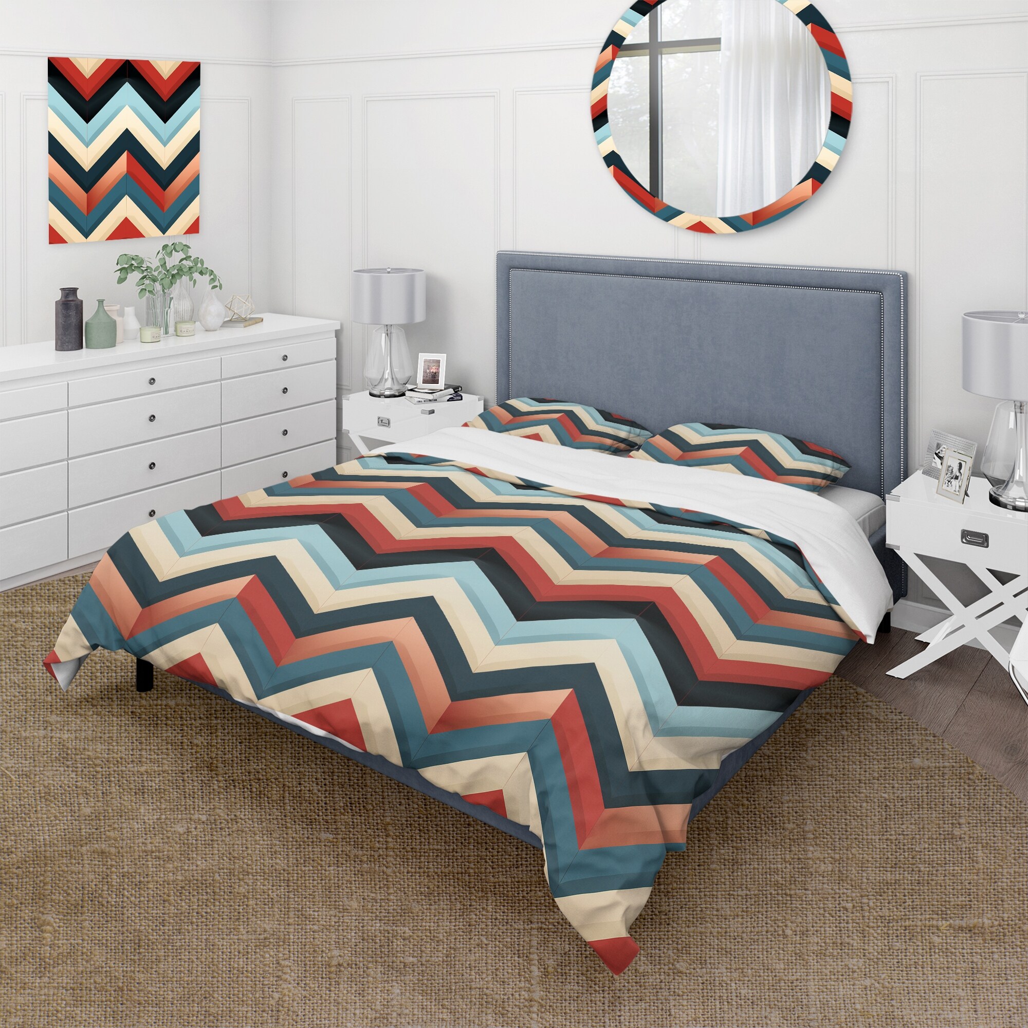 chevron bedding