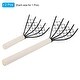 2Pcs 5-Tine Claws Hand Rake Shell Clam Digger Dig Seafood Rake with ...