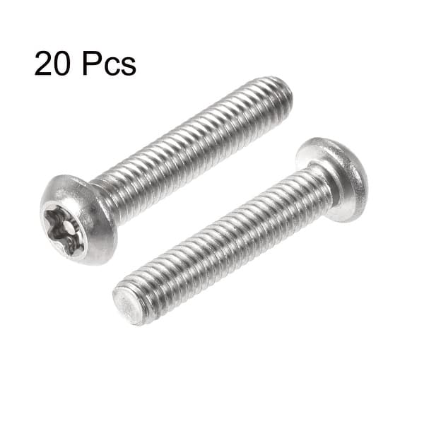 M6x30mm Torx Machine Screw 20pcs Pan Head Screws w T30 L-Type Wrench ...