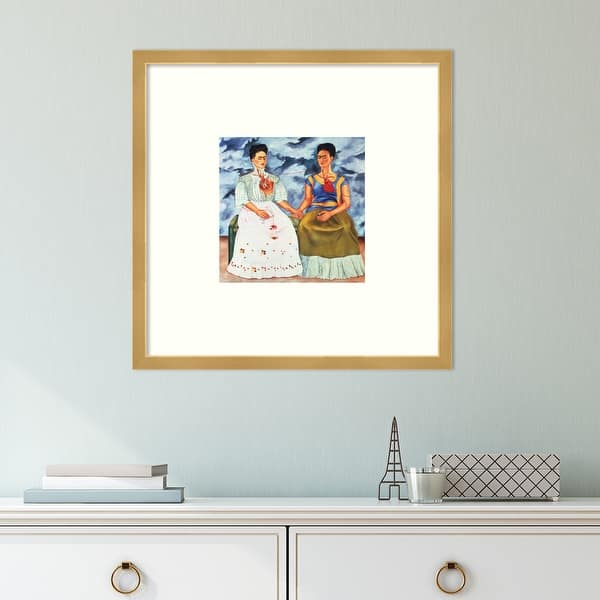 The Two Fridas 1939 by Frida Kahlo Framed Art Print - Bed Bath & Beyond ...