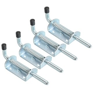 4Pcs Spring Loaded Latch Pin 5.71" Iron Security Latch Sliding Barrel ...
