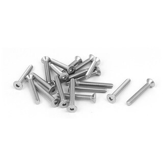 DIN7991 M3x22mm 316 Stainless Steel Flat Head Hex Socket Cap Screw Bolt ...