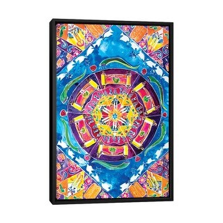 iCanvas "Holiday Kaleidescope" by Michele Pulver Feldman Framed Canvas ...