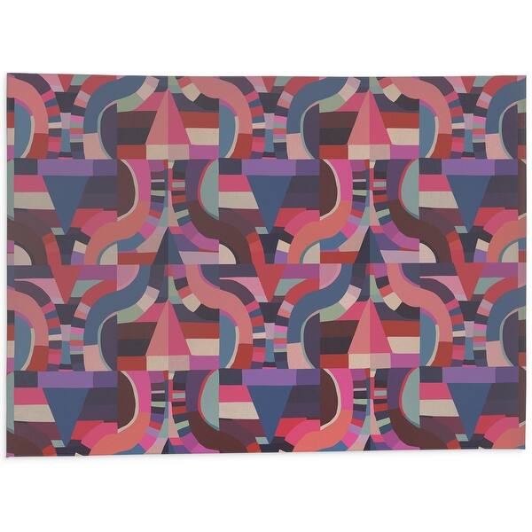 GEO CURVES MULTI Office Mat By Becca Garrison - Bed Bath & Beyond ...