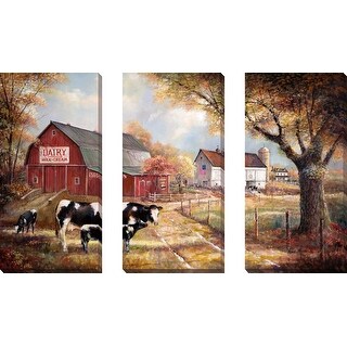 "Memories on the Farm" by Ruane Manning 3 Piece Set on Canvas - Bed ...