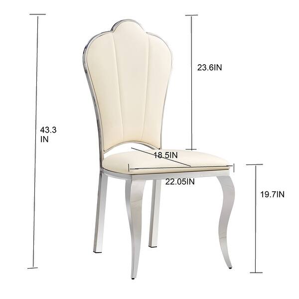 Modern High Back Side Dining Room Chairs (Set of 2) - Bed Bath & Beyond ...
