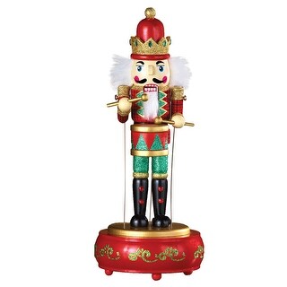Musical Animated Nutcracker Holiday Decor - 14.500 x 6.480 x 6.000 ...